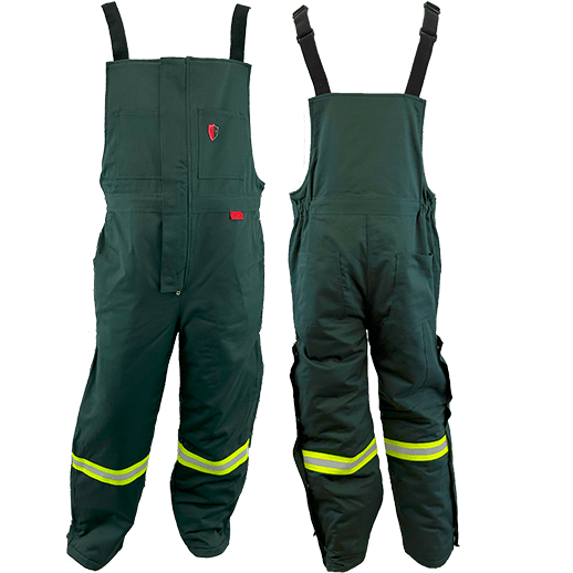 Atlas Guardian® Mens AR/FR Green Insulated Bib Overalls 2192GN – FR ...